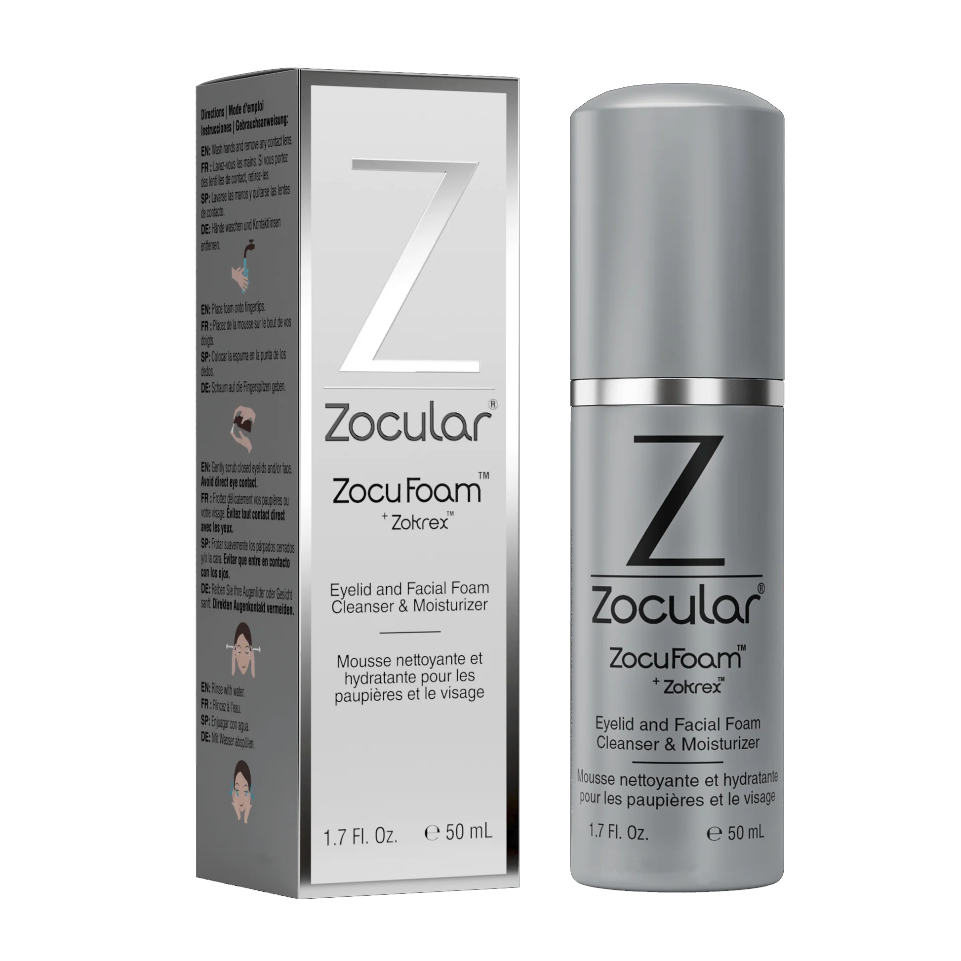 ZocuFoam Eyelid Cleanser and Moisturizer – Zocular