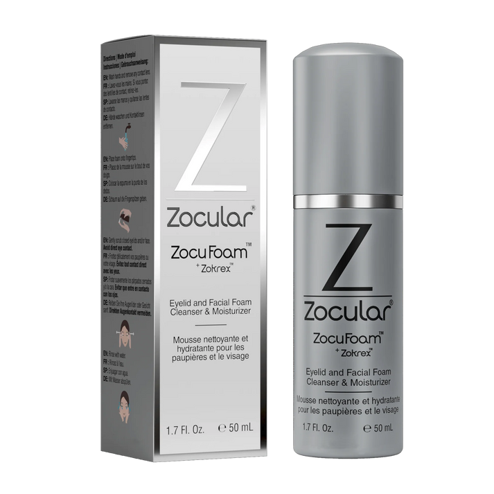 ZocuFoam Eyelid Cleanser and Moisturizer – Zocular